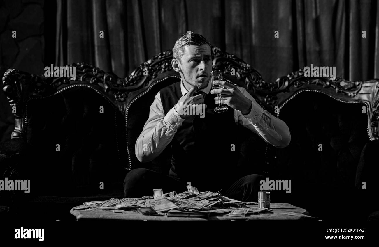 Luxury rest concept. Cash, money, banknotes on table Stock Photo - Alamy