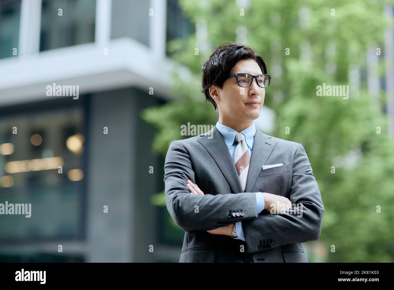Japanese businessman portrait Stock Photo - Alamy