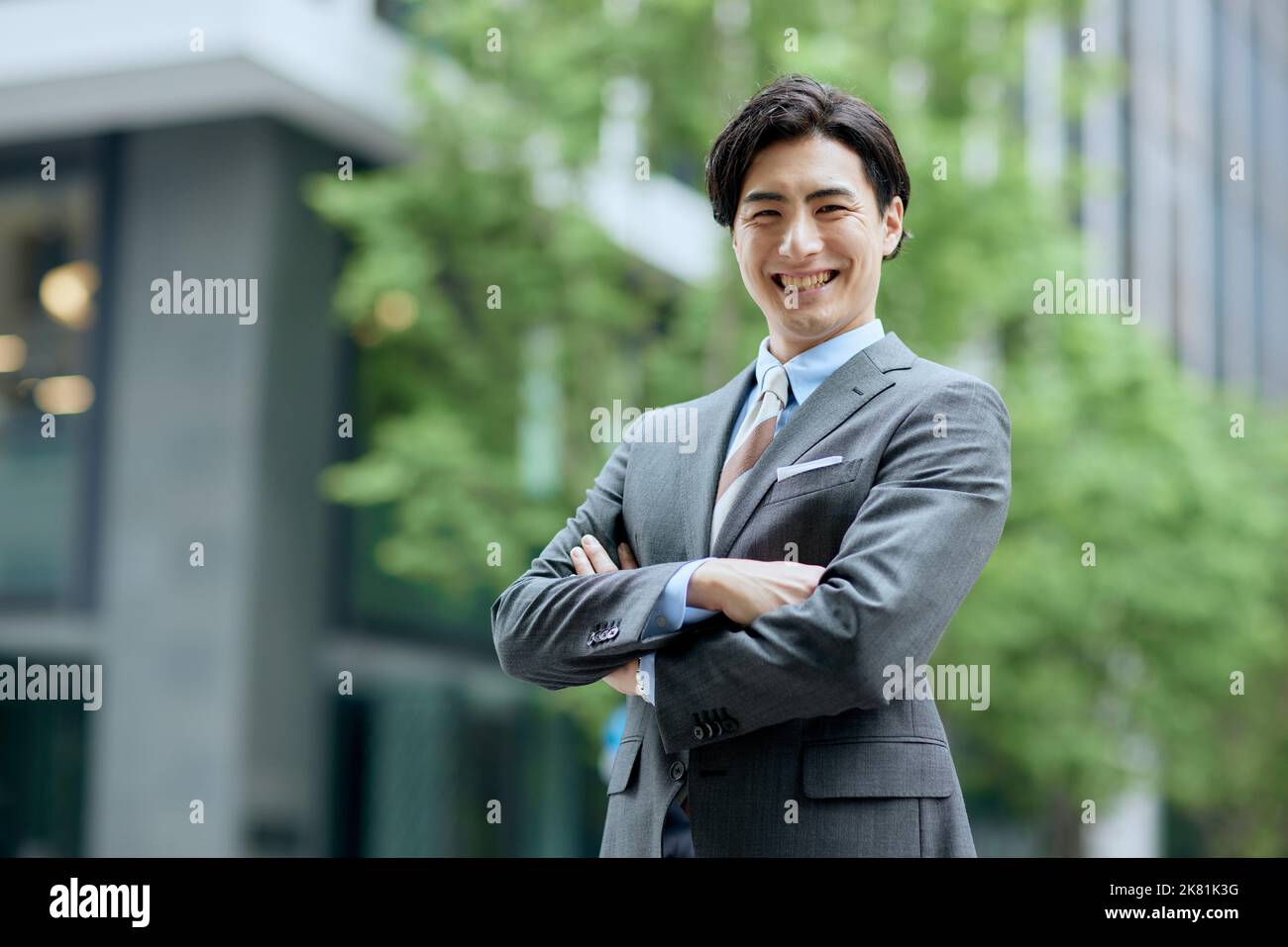 Japanese businessman portrait Stock Photo - Alamy