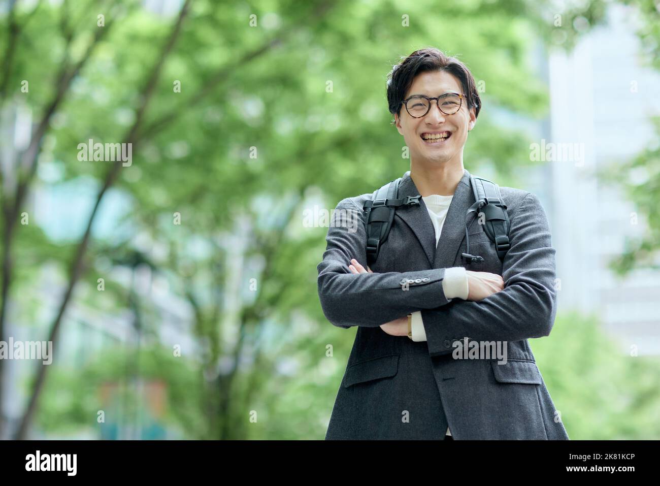 Japanese businessman portrait Stock Photo - Alamy