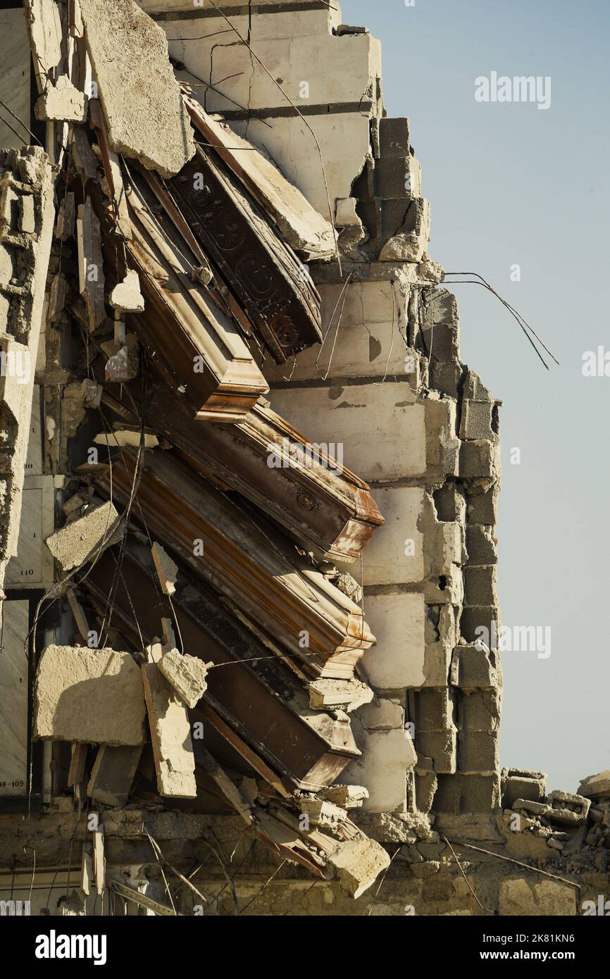 Coffins suspended in the void are visible following the collapsed coven ...