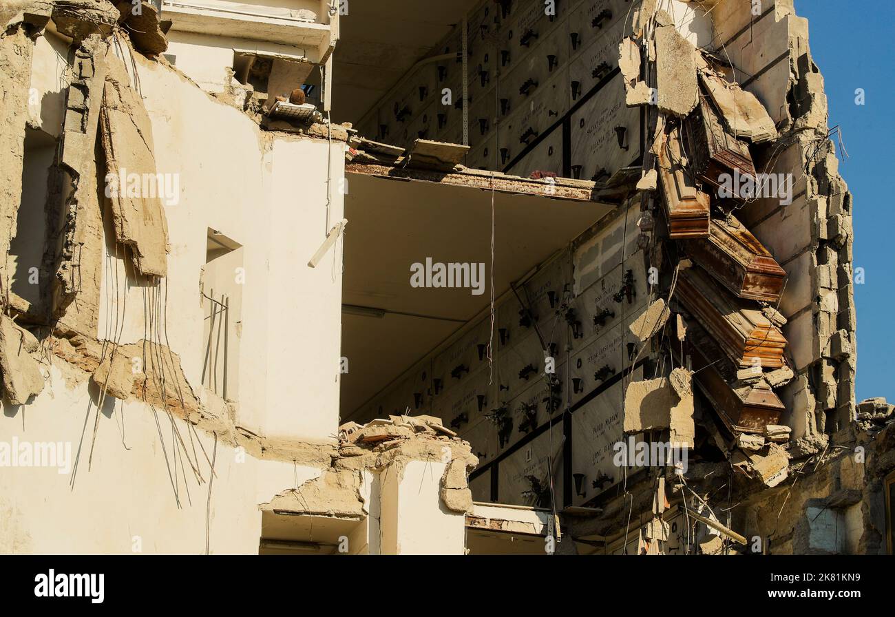 Coffins suspended in the void are visible following the collapsed coven ...