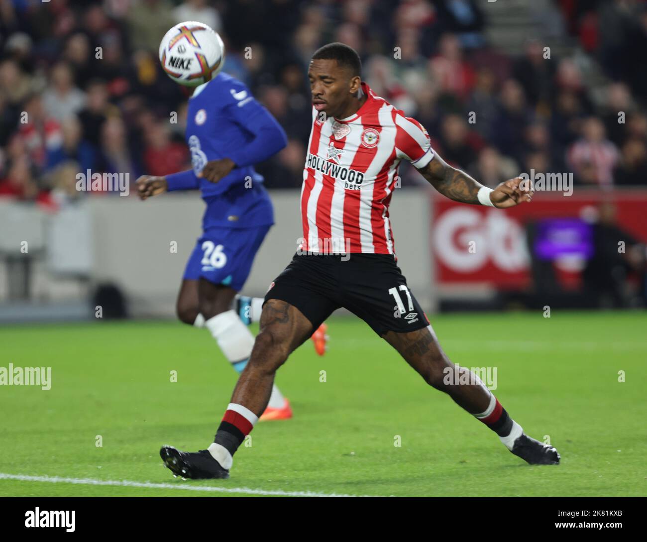 Brentford ENGLAND - October 19: Ivan Toney of Brentford during English ...