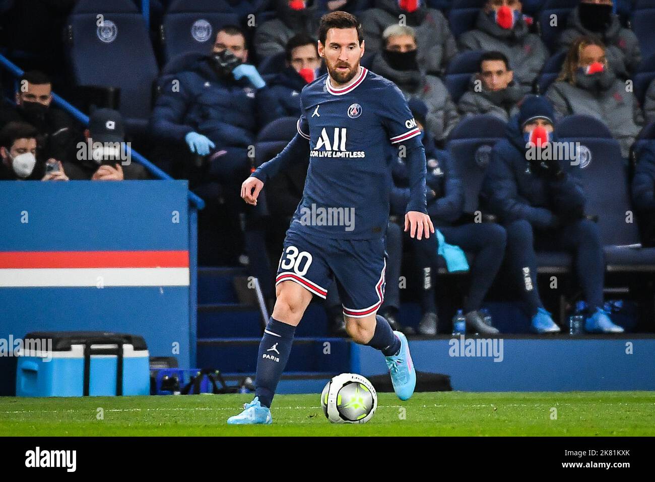 Lionel (Leo) MESSI of PSG during the French championship Ligue 1 ...