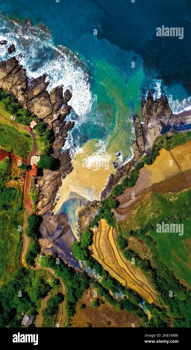 Morning in teh Sea Side of Java Stock Photo - Alamy