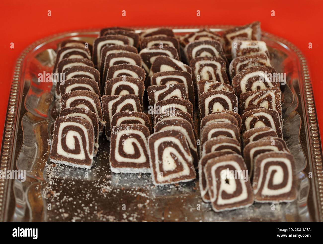 Slice chocolate coconut cake hi-res stock photography and images - Alamy