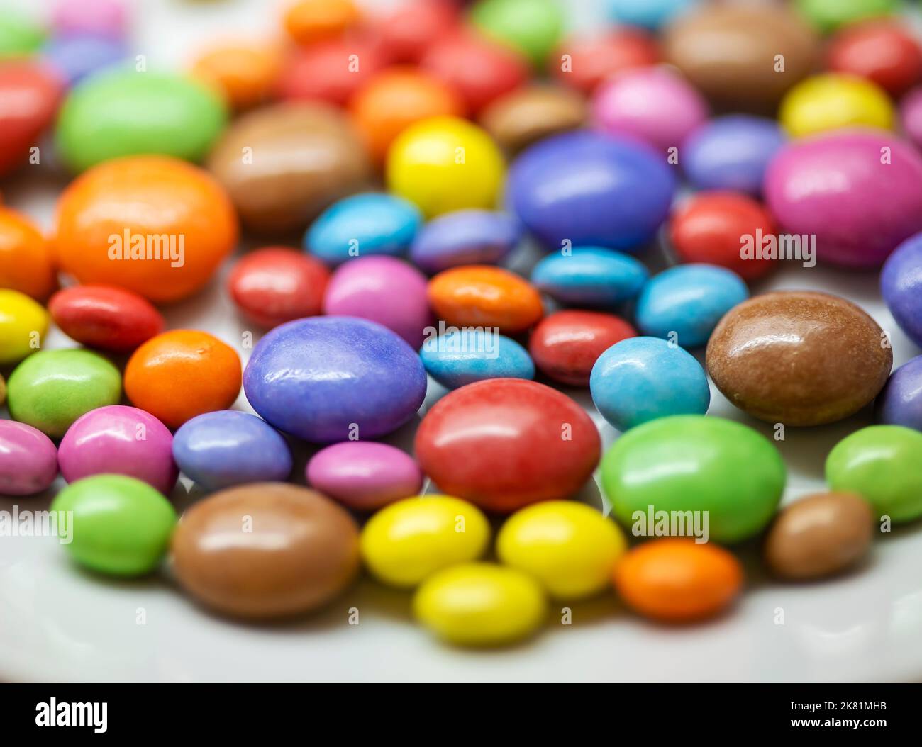 Heap of colorful sweet candy Stock Photo - Alamy