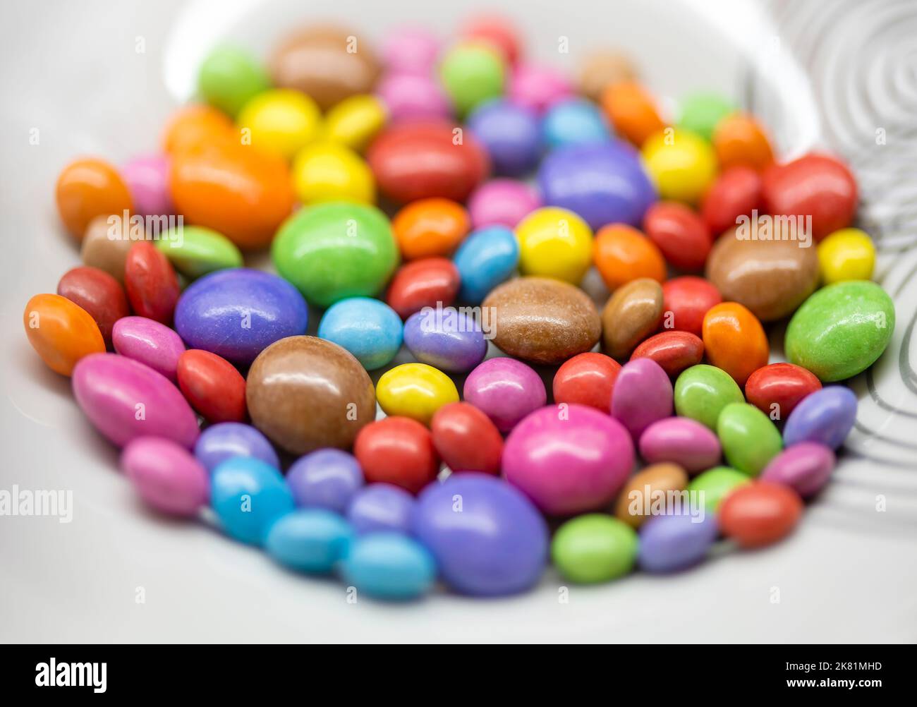 Heap of colorful sweet candy Stock Photo - Alamy