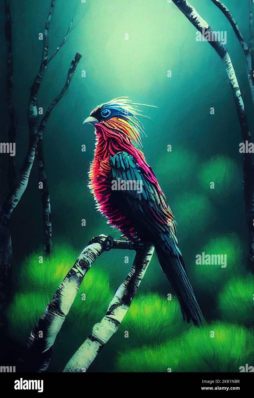 Bird of the forest Stock Photo - Alamy
