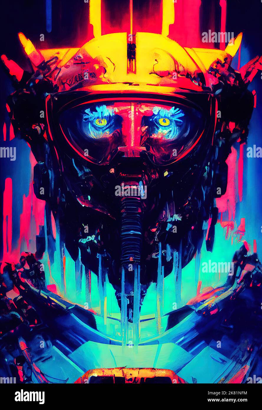 Cyberpunk demon hi-res stock photography and images - Alamy