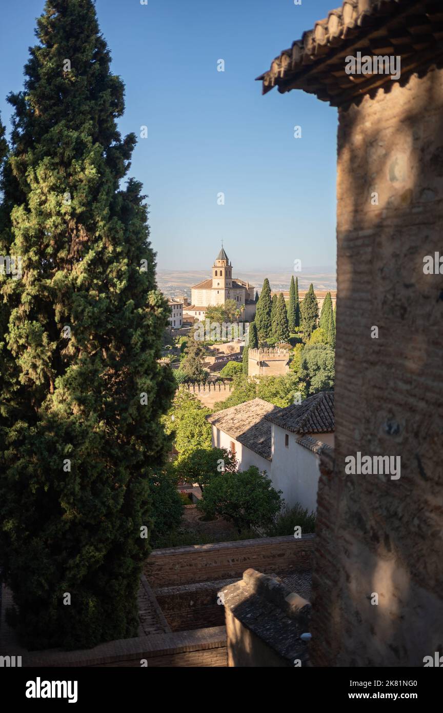 "Grenade. Spain"; October 4, 2022:: details of the Alhambra in Granada ...