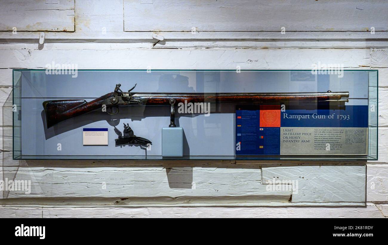 Rampart gun of 1793. Fort York is a National Historic Site of Canada ...