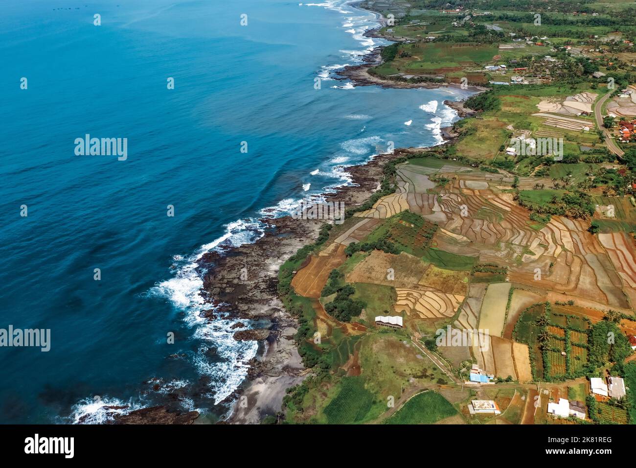 Morning in teh Sea Side of Java Stock Photo - Alamy
