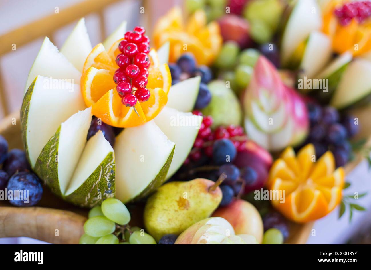 Colorful and varios heap of fruits Stock Photo - Alamy