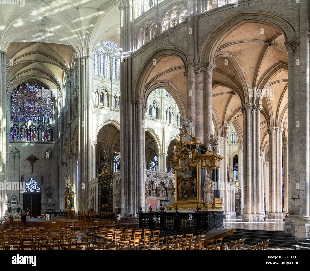Amiens, France - 12 September, 2022: interior view of the Amiens ...
