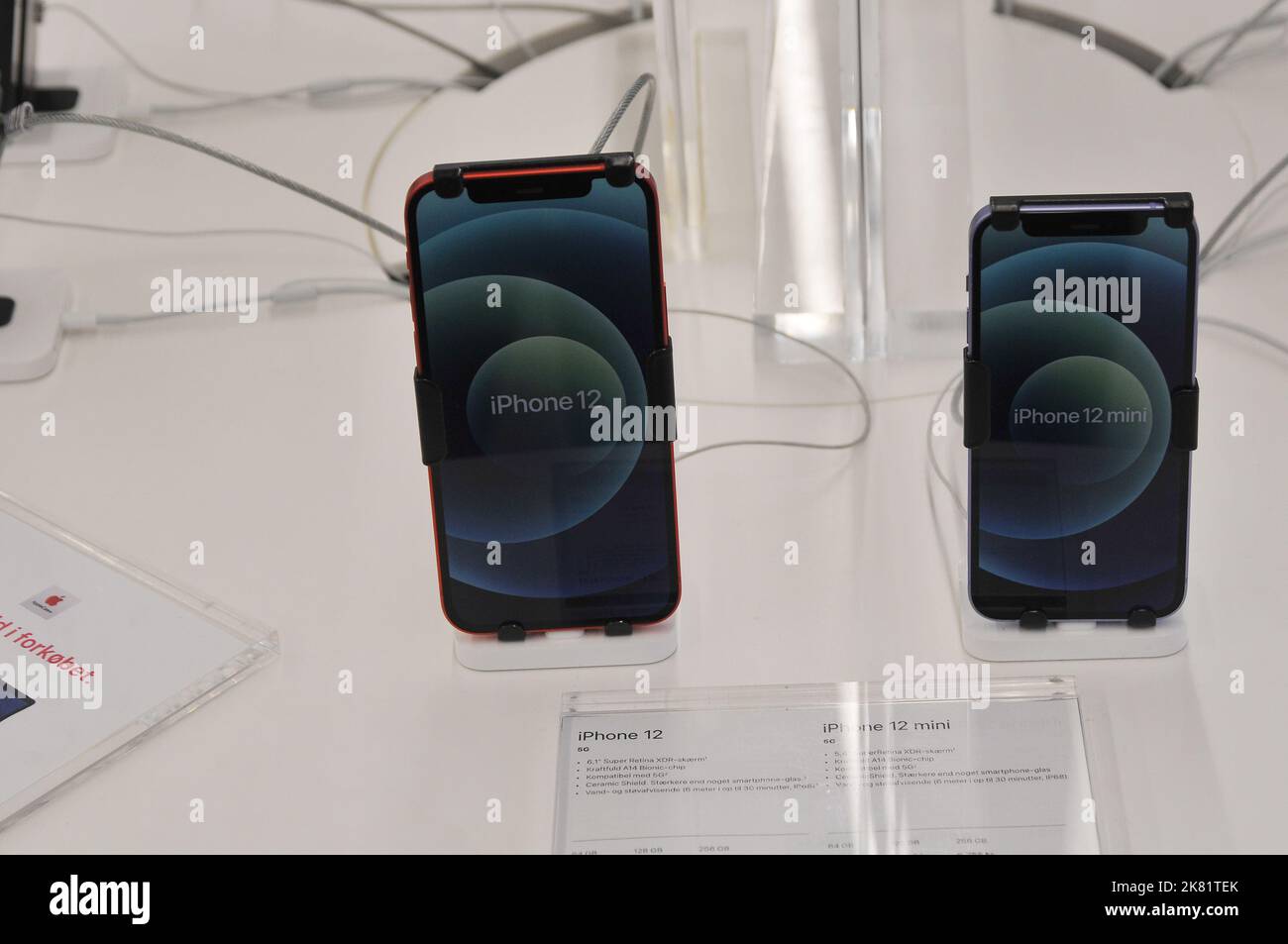 Copenhagen/Denmark/20 OIctober 2022/Apple products and varooius iphone ...