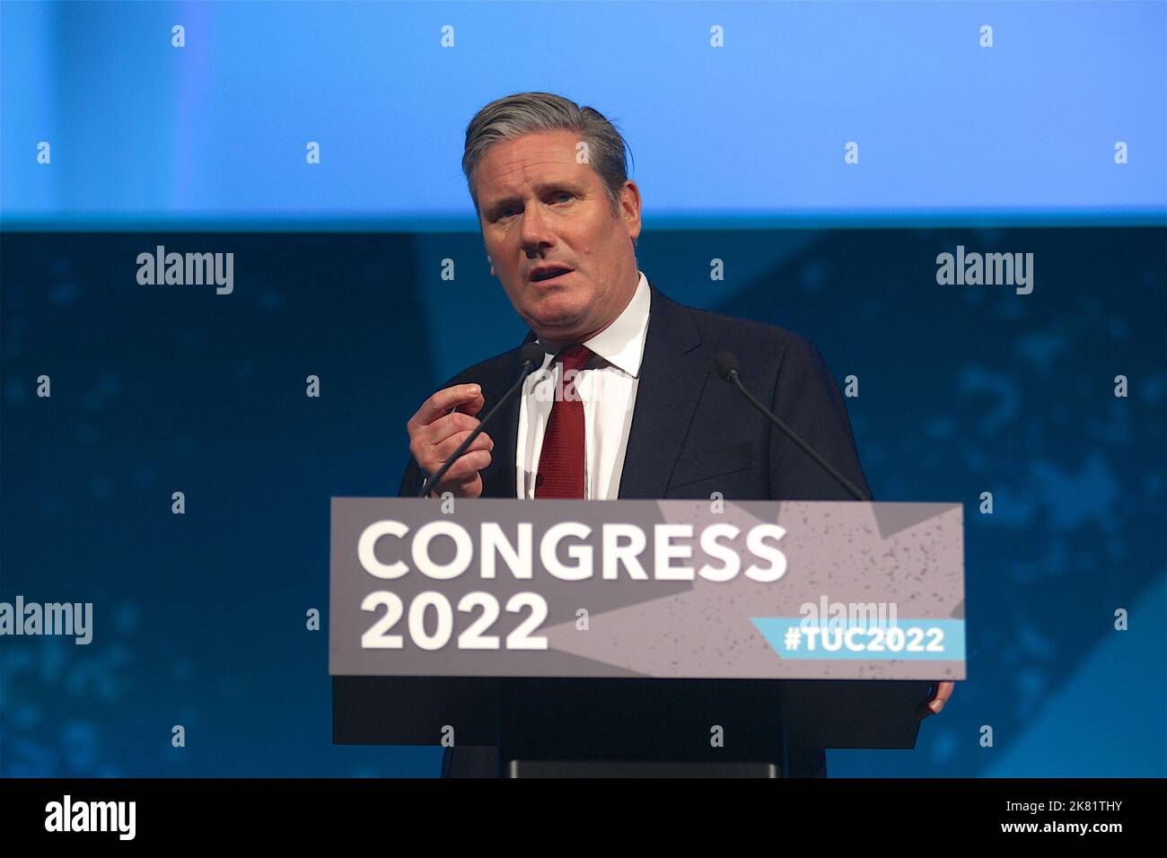Keir Starmer gives his speech th the TUC Congress 20th October 2022 ... Keir Starmer gives his speech th the TUC Congress 20th October 2022 ...