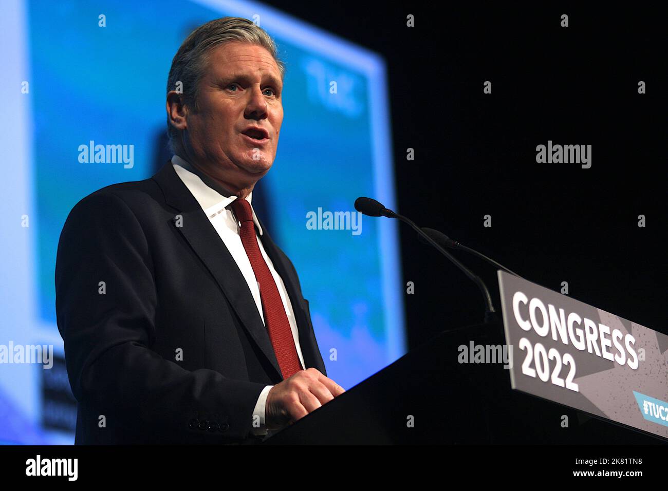 Keir Starmer gives his speech th the TUC Congress 20th October 2022 ... Keir Starmer gives his speech th the TUC Congress 20th October 2022 ...