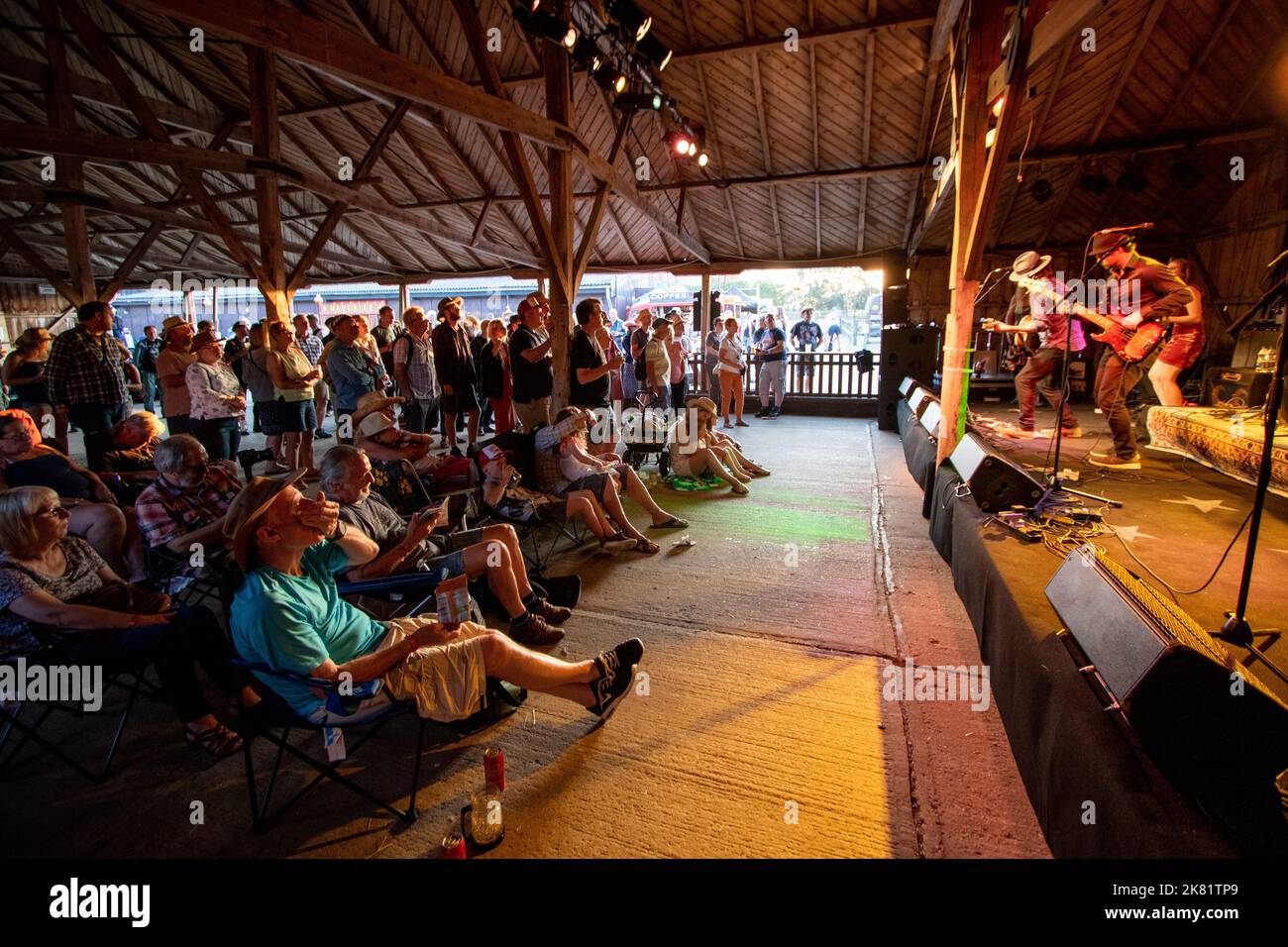 The 2018 Maverick Americana music festival at Easton Farm Park in rural ...