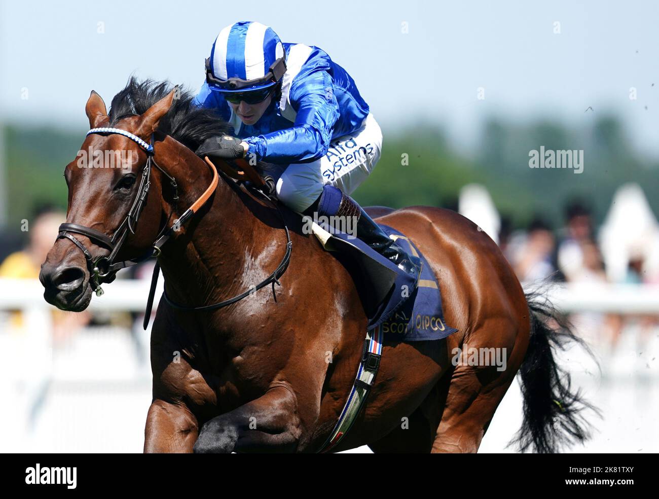 File photo dated 14-06-2022 of Baaeed ridden by Jim Crowley. Baaeed ...