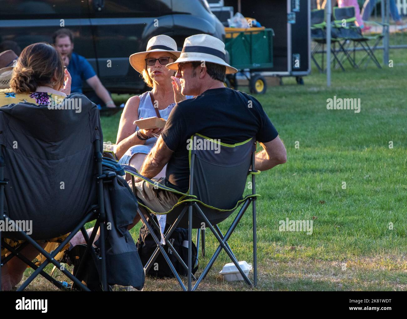 The 2018 Maverick Americana music festival at Easton Farm Park in rural ...