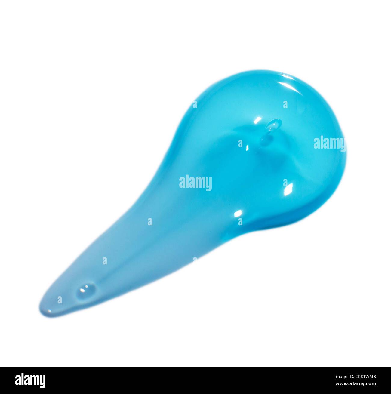 Cosmetic cream transparent liquid gel serum texture with micro bubble ...