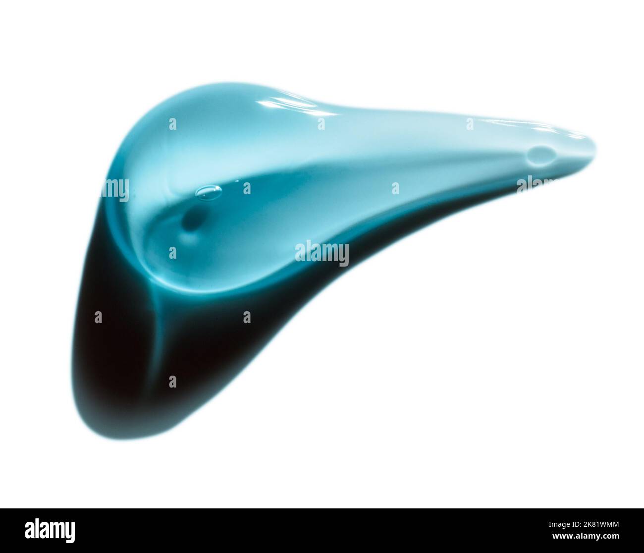 Cosmetic cream transparent liquid gel serum texture with micro bubble ...