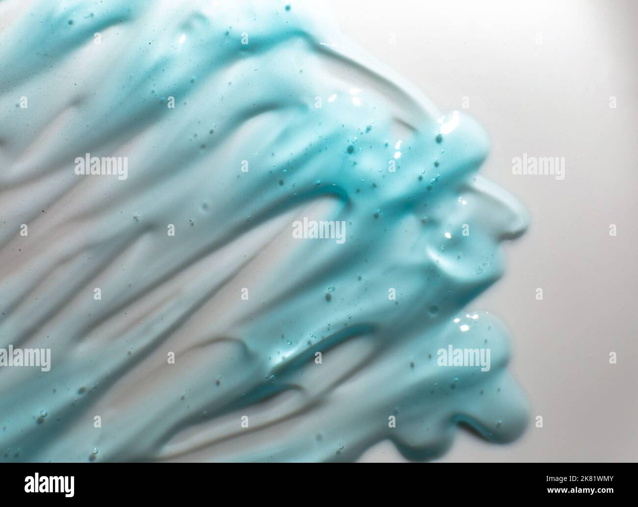 Water blue gel balls. Polymer gel. Silica gel. Balls of blue hydrogel ...