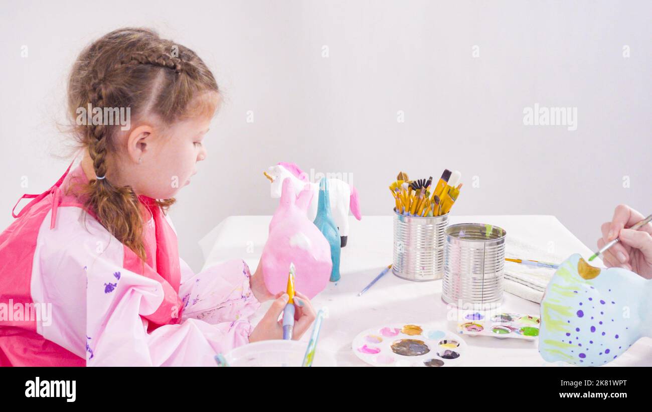 Kids art project Stock Photo - Alamy
