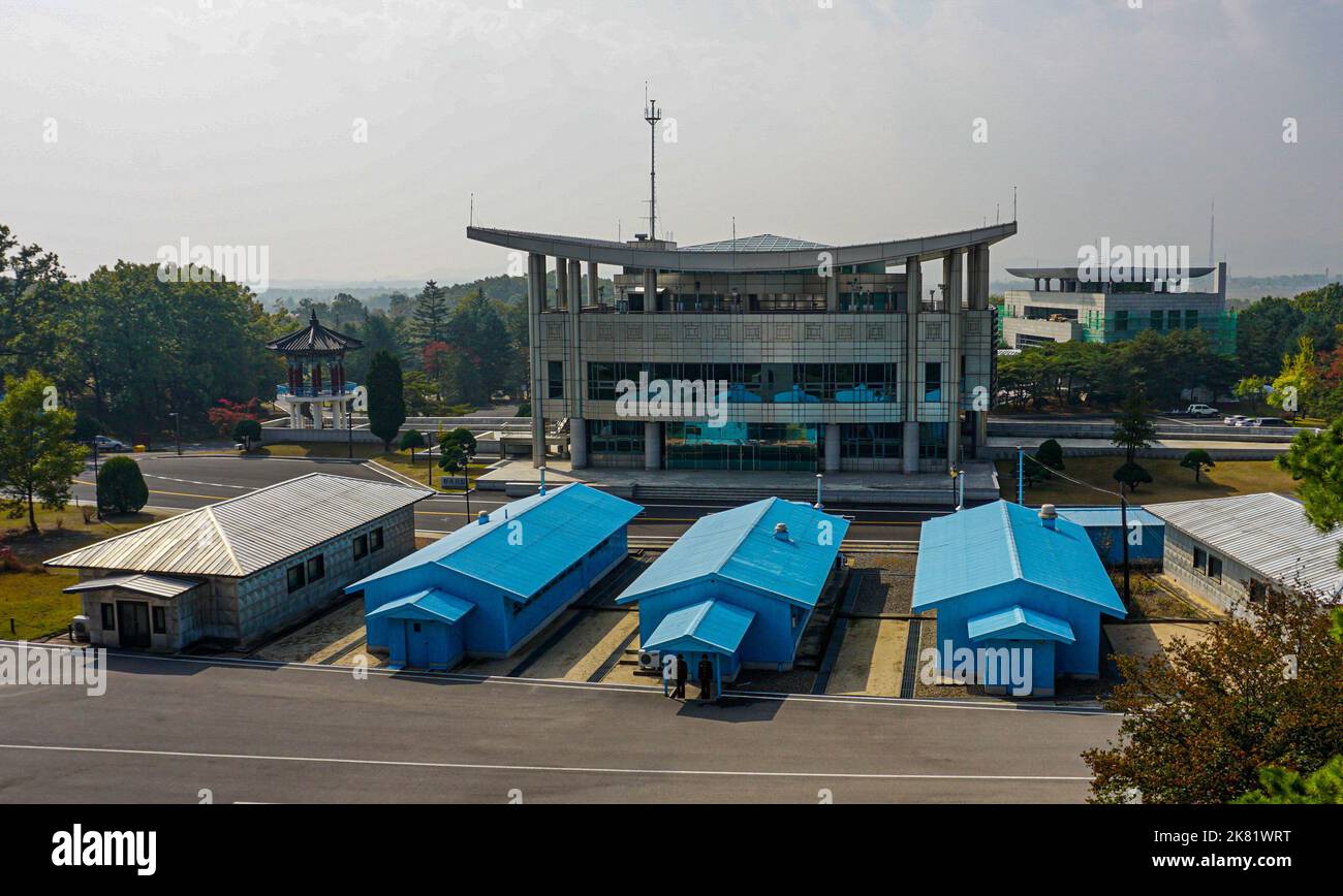 Panmunjom, North Korea. 17th Oct, 2016. The overview of Panmunjom of ...