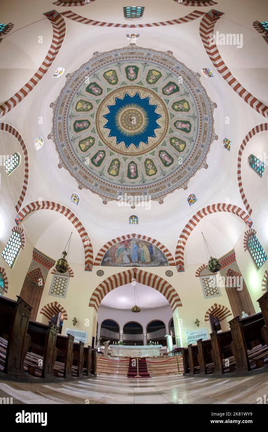 PECS, HUNGARY - 31 DECEMBER, 2021: Interior of the Mosque of Pasha Gazi ...