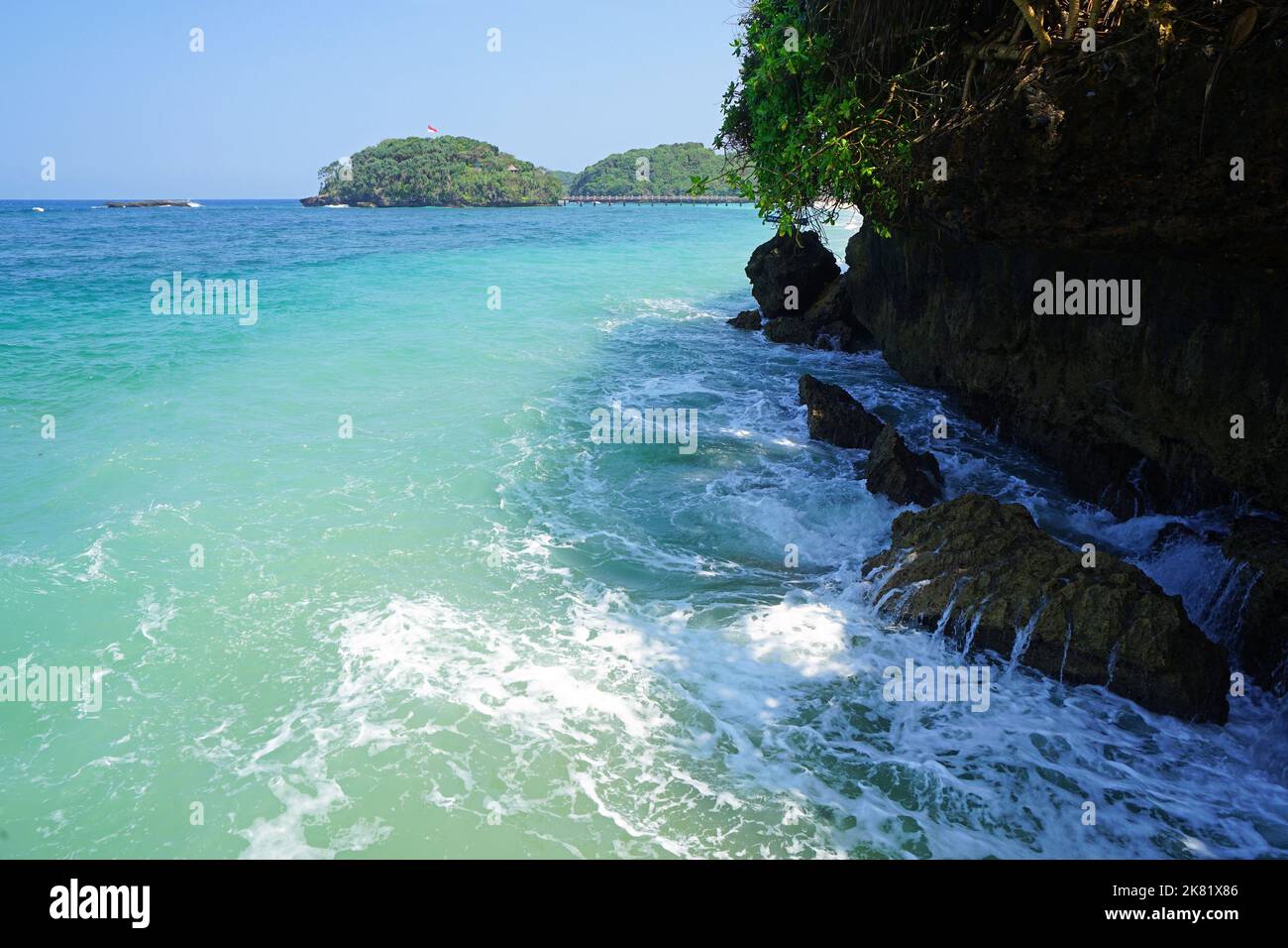 Pantai Balekambang Beach, Malang, East Java, Indonesia Stock Photo - Alamy