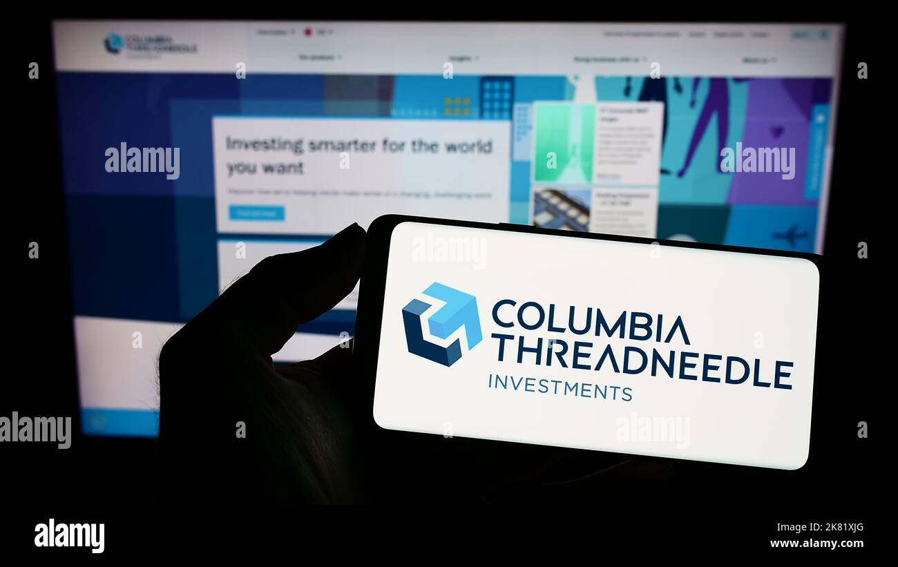 Columbia threadneedle logo hi-res stock photography and images - Alamy