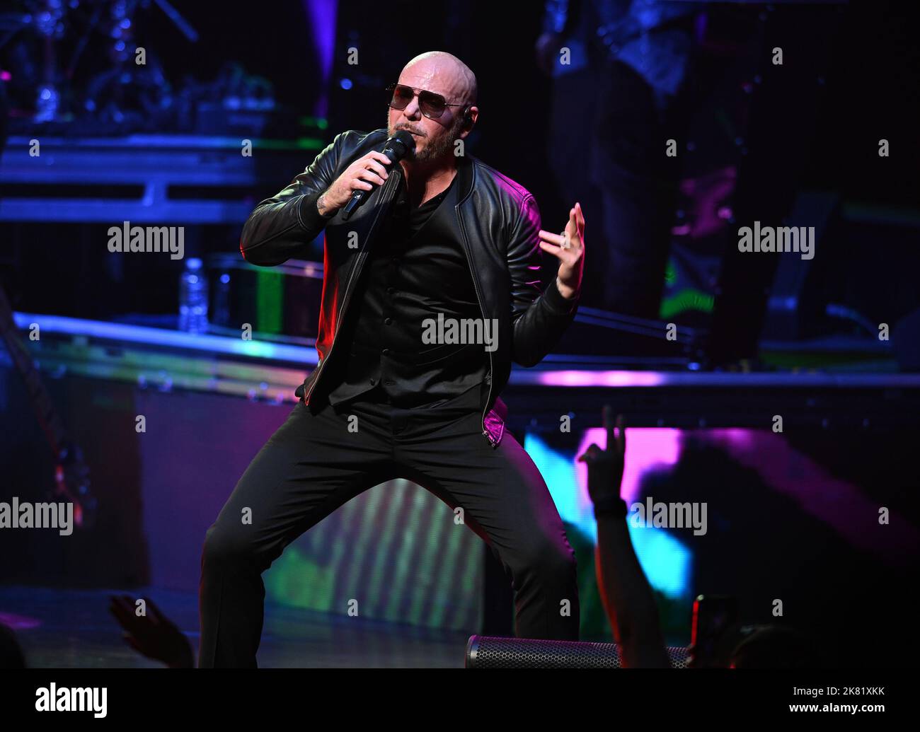 Hollywood FL, USA. 19th Oct, 2022. Pitbull performs during the Can't ...