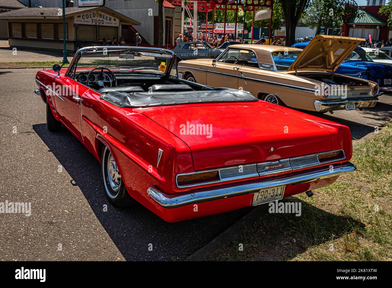 Falcon Heights, MN - June 19, 2022: High perspective rear corner view ...