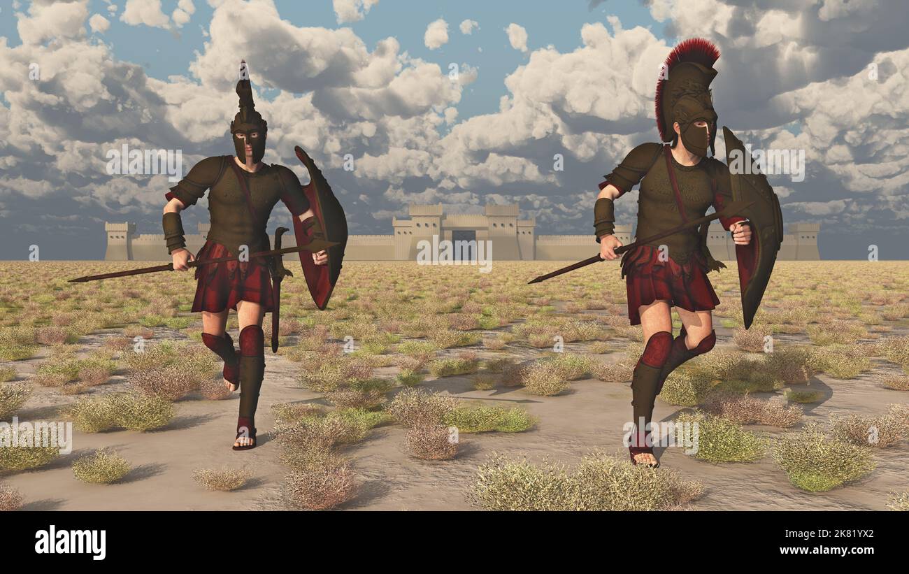 The Greeks at Troy Stock Photo - Alamy
