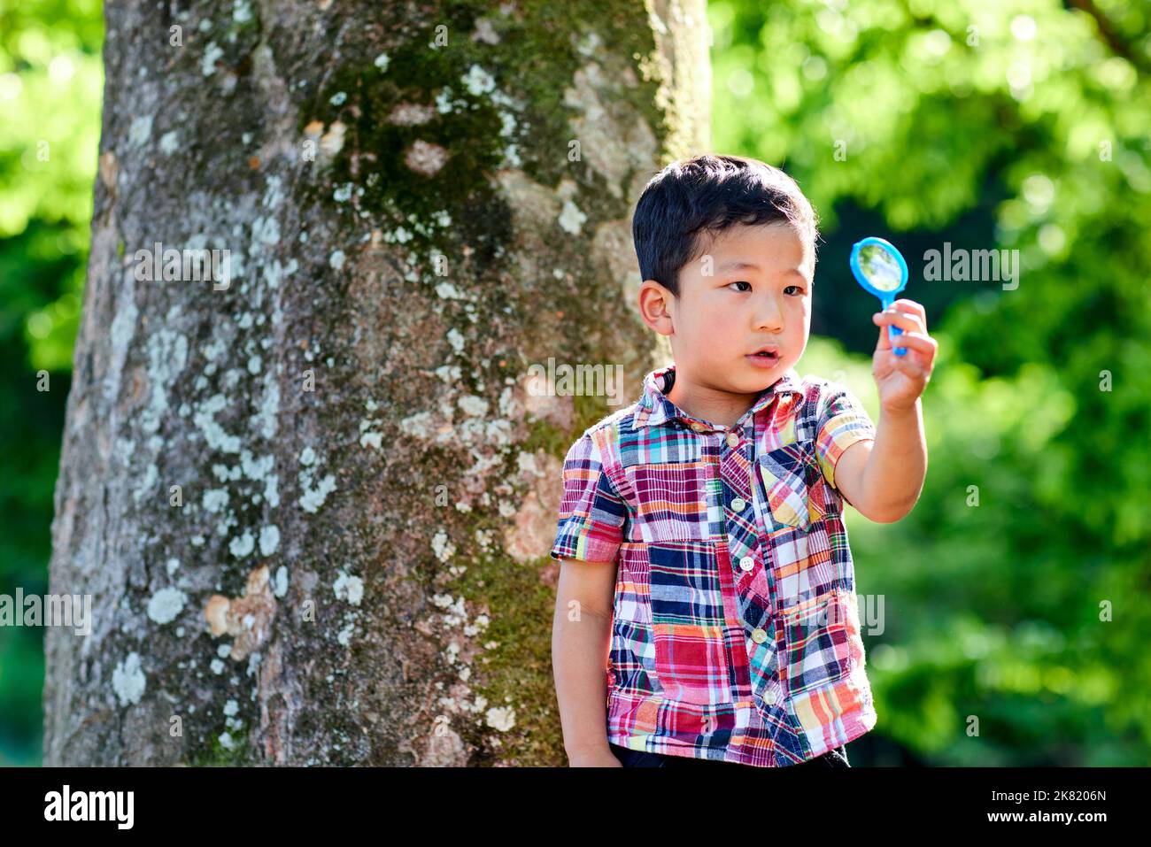Japanese kid at a city park Stock Photo - Alamy