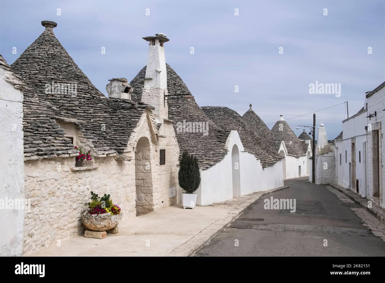 Italy, region of Apulia: Alberobello. The Trulli of Alberobello (zona ...