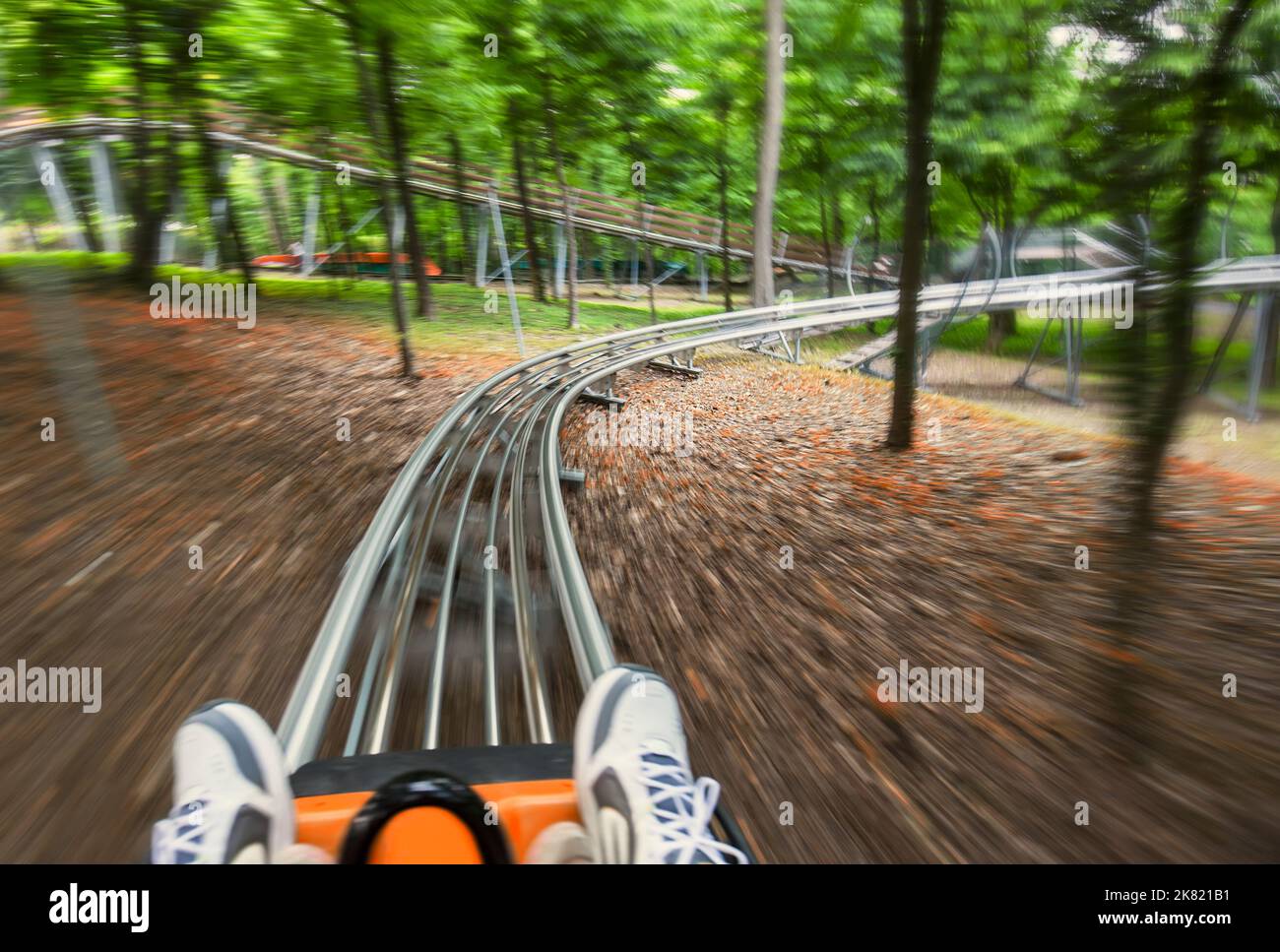 Summer toboggan run hi-res stock photography and images - Alamy