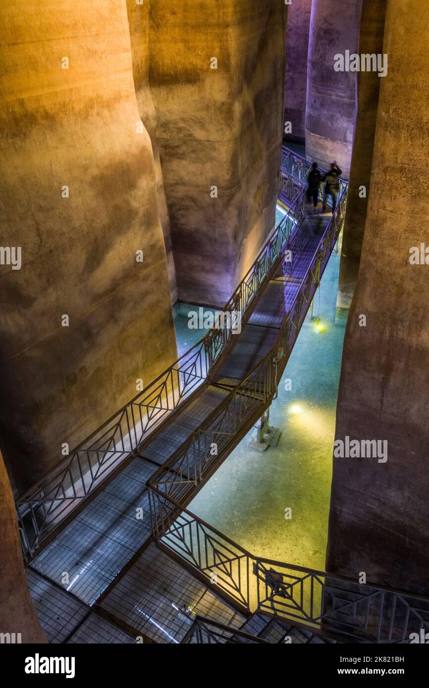 Italy, Basilicata region: Matera. Palombaro Lungo, the enormous cistern ...