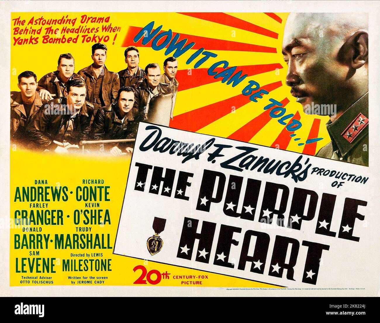 Richard Loo Poster Film: The Purple Heart (1944) Characters: General ...