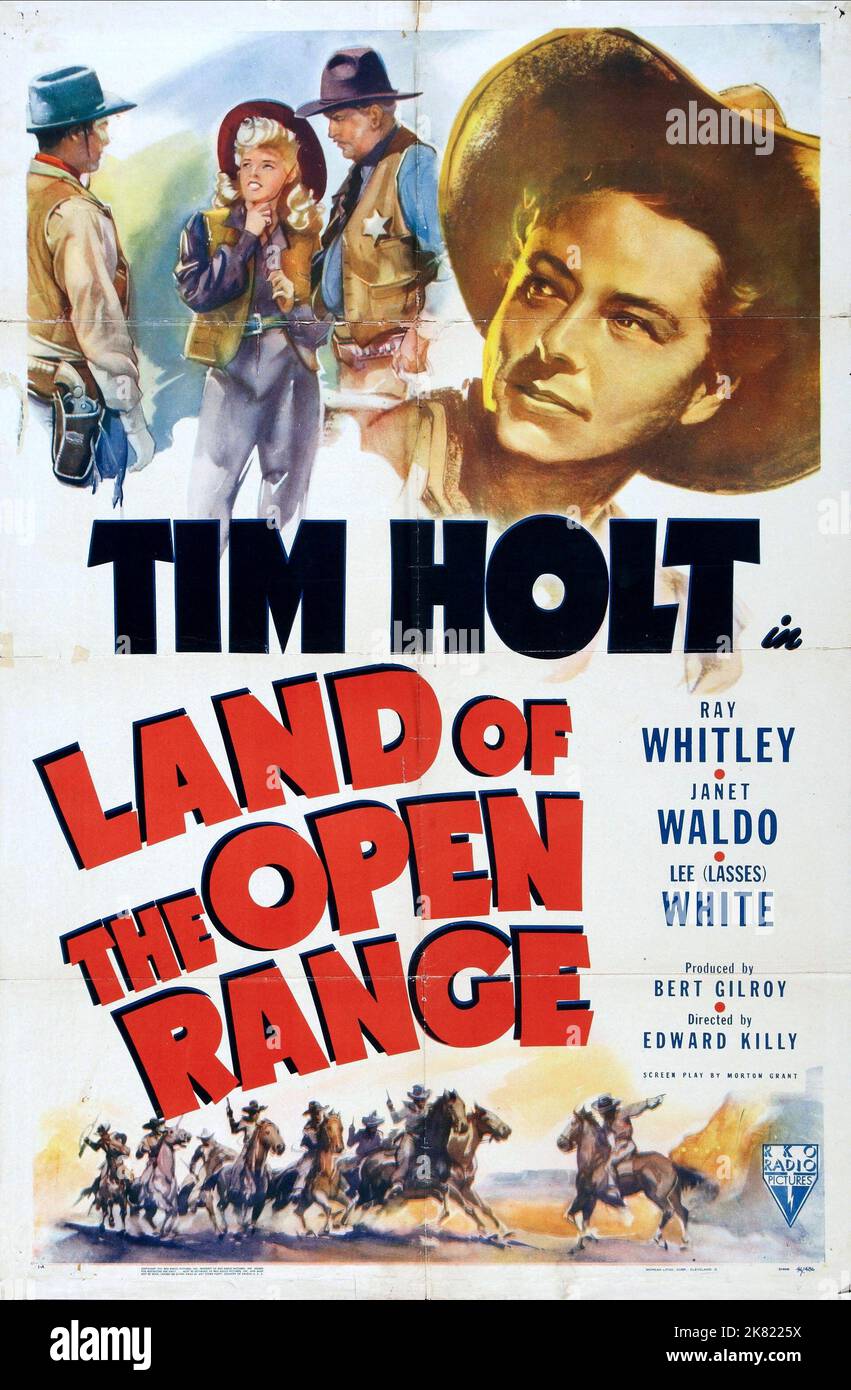 Tim Holt Poster Film: Land Of The Open Range (1948) Characters: Dave ...