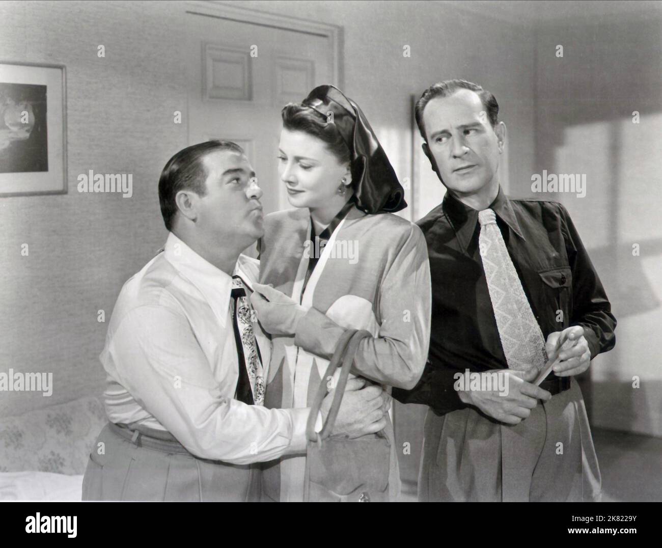 Lou Costello, Lenore Aubert & Bud Abbott Film: Abbott And Costello Meet ...