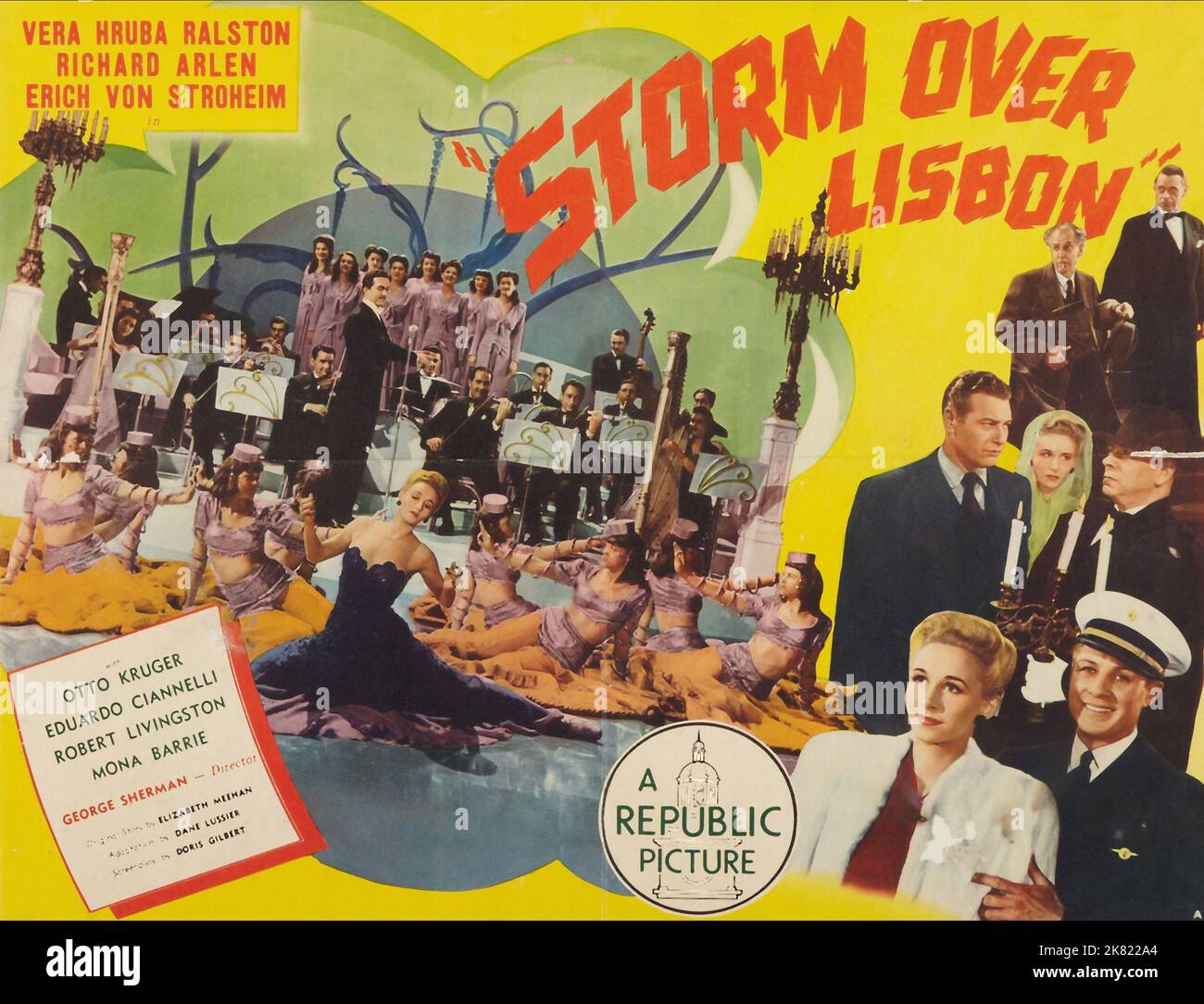 Movie Poster Film Storm Over Lisbon (1945) Director: George Sherman 16 ...