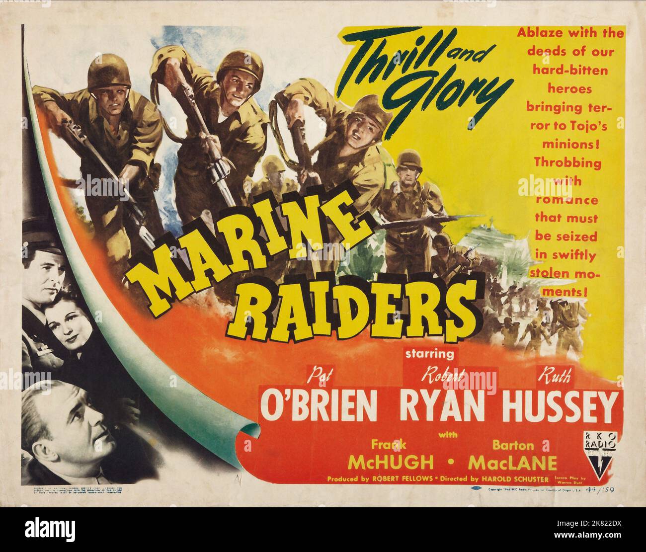 Movie Poster Film Marine Raiders (1944) Director: Harold Schuster 11 ...