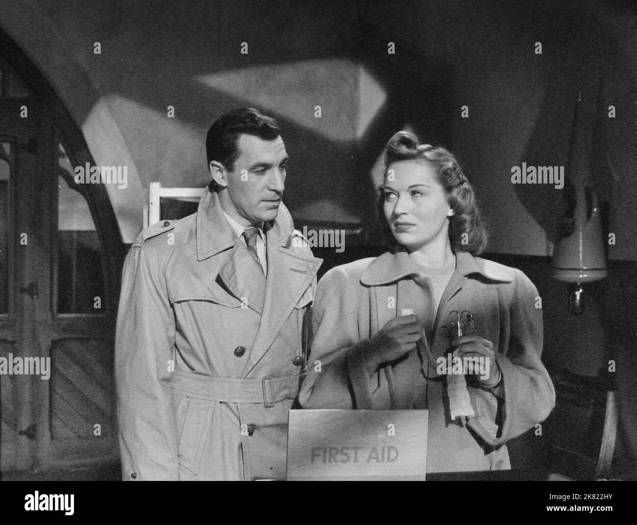 David Farrer & Greta Gynt Film: Mr. Perrin And Mr. Traill (1948) Characters: & Isobel Lester ...