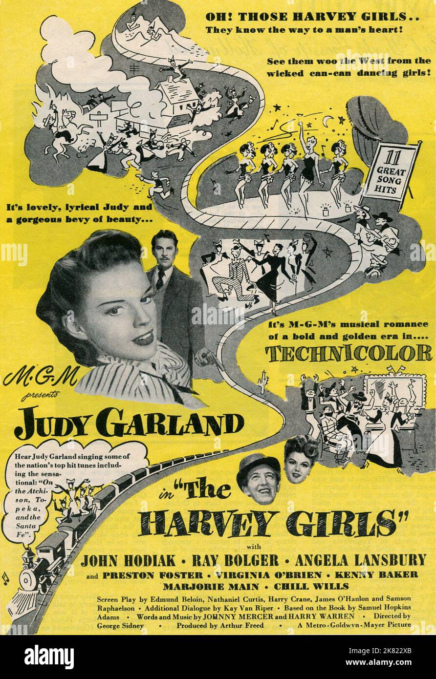 Judy Garland, Ray Bolger & Angela Lansbury Poster Film: The Harvey ...