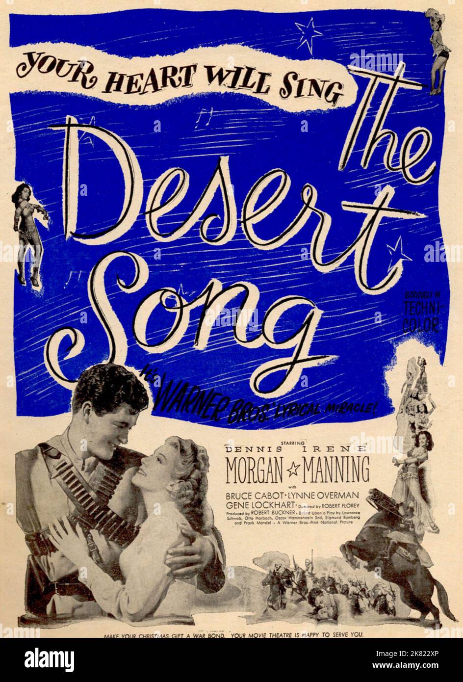 Dennis Morgan Film Poster Film: The Desert Song (1947) 01 December 1943 ...