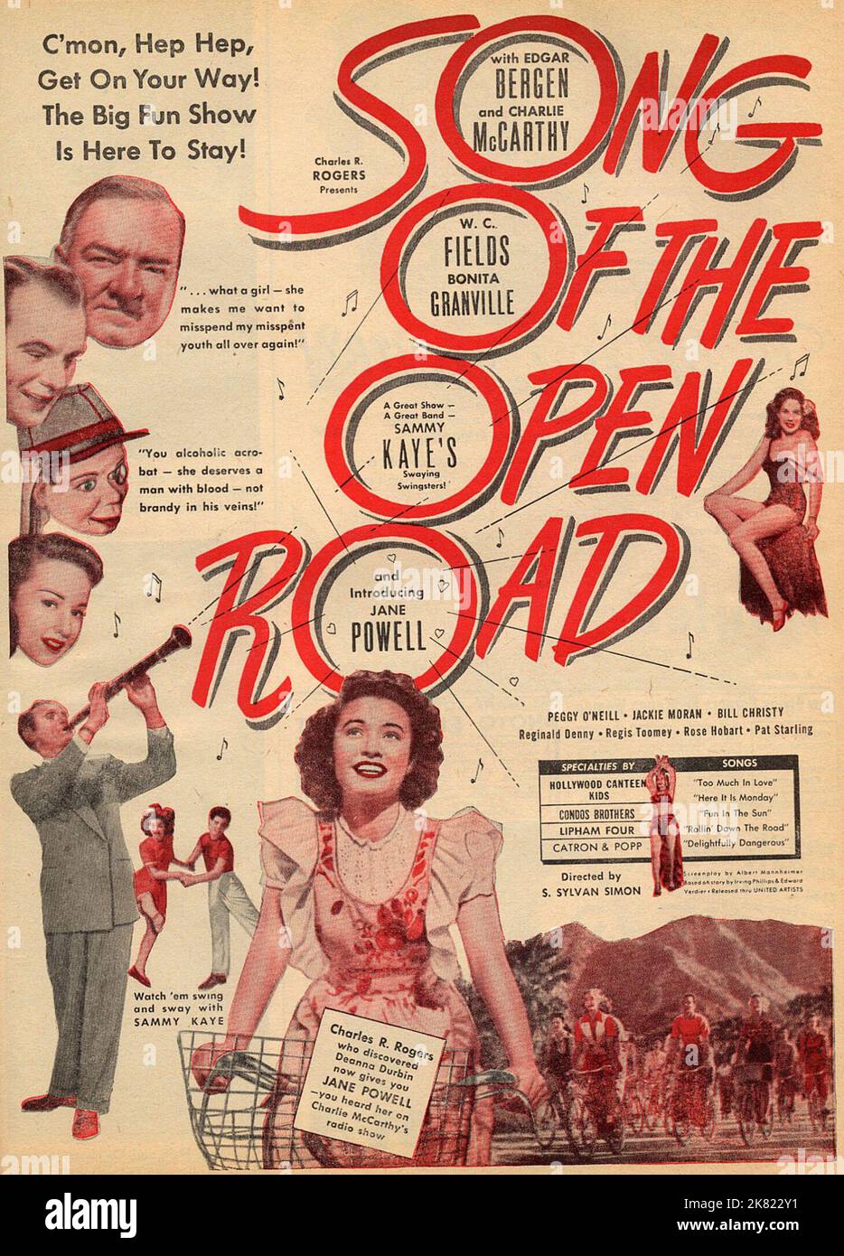 Film Poster Film Song Of The Open Road (1948) Director: S. Sylvan Simon ...