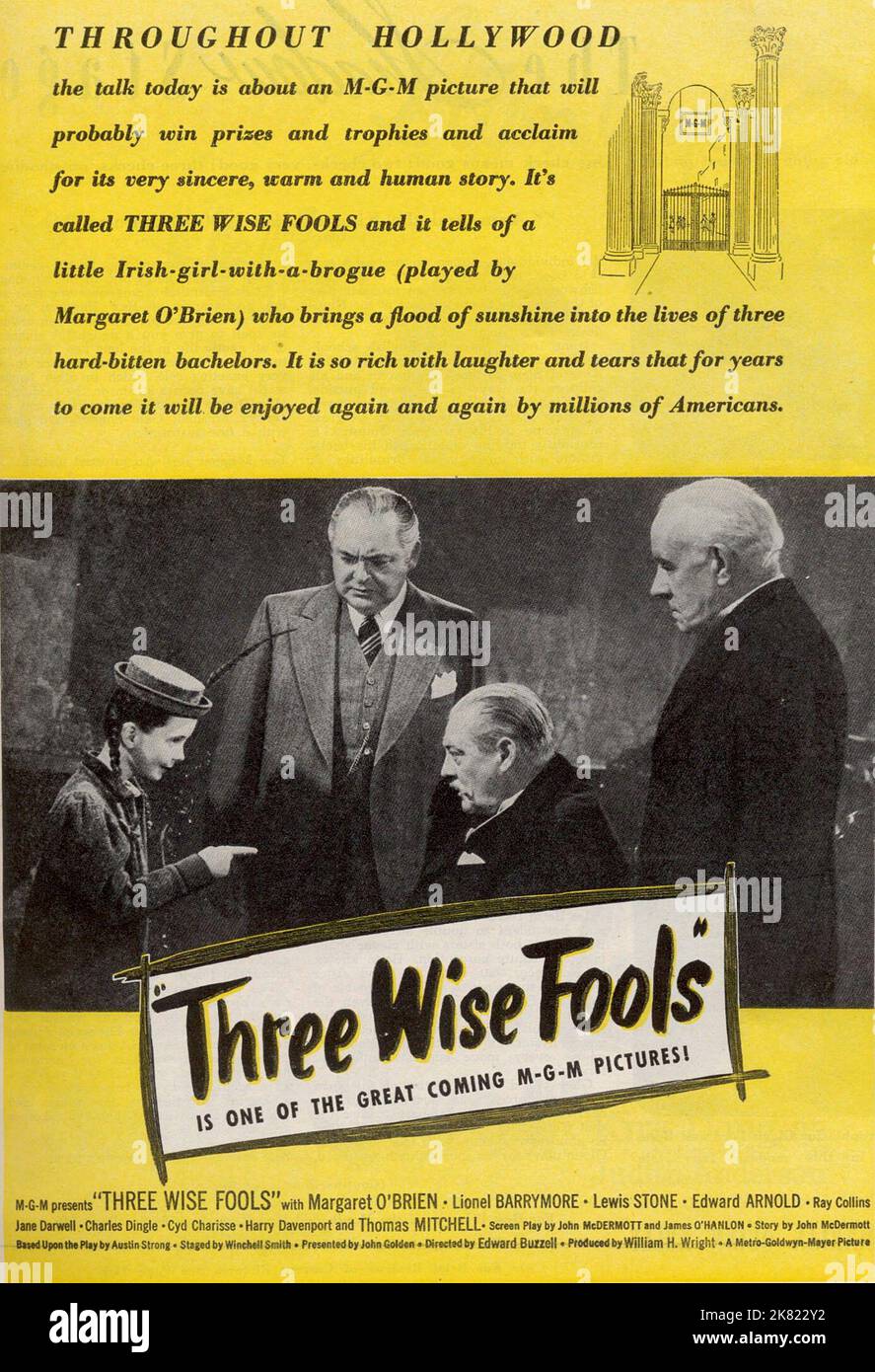 Film Poster Film: Three Wise Fools (1943) Director: Edward Buzzell 26 ...